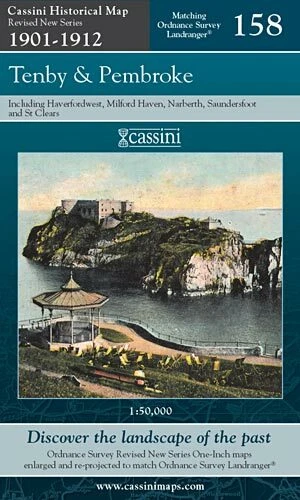 MAP OF TENBY & PEMBROKE 1901-1912 (Sheet map, folded) £14.99 - PicClick UK