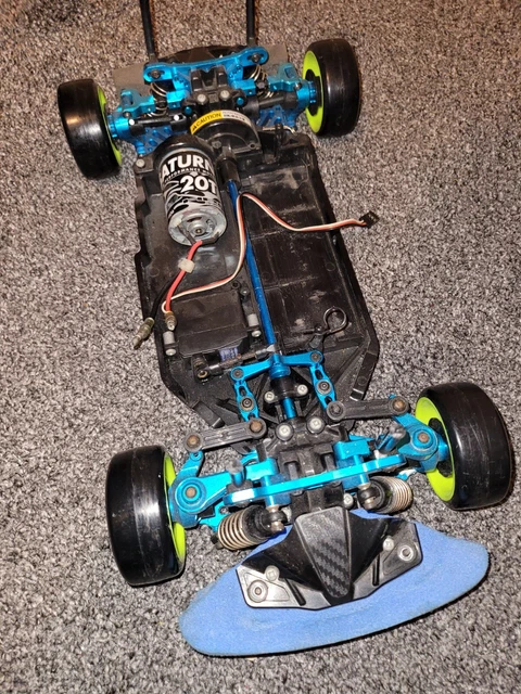 TAMIYA TT02 HIGHLY modified chassis with 20t motor just needs esc with ...