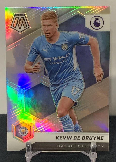 2021-22 PANINI MOSAIC Premier League Kevin De Bruyne Prizm Argento EUR ...