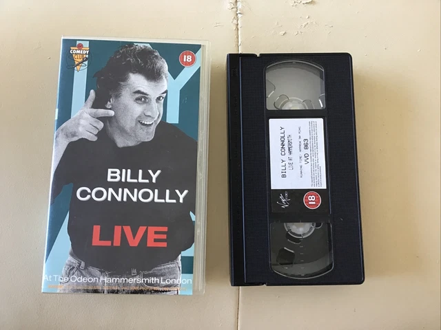 BILLY CONNOLLY LIVE - VHS Video Cassette Tape VGC 1991 £7.97 - PicClick UK