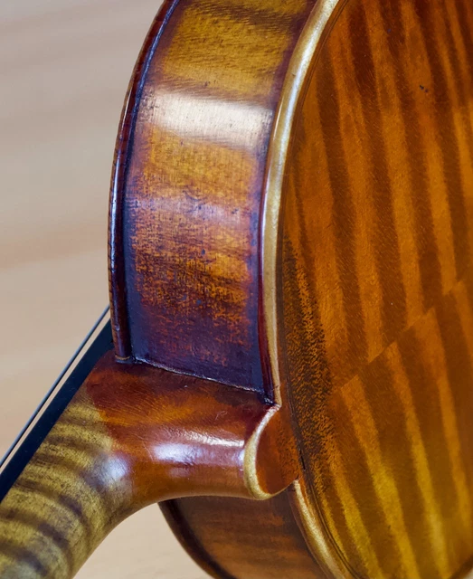 OLD VINTAGE VIOLIN 4/4 geige viola cello fiddle label AUGUSTUS ...