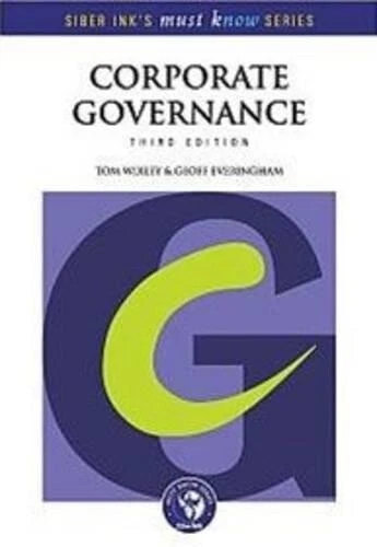 GEOFF EVERINGHAM TOM Wixley Corporate Governance (Poche) EUR 35,00 ...