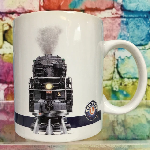 LIONEL TRAINS COFFEE Mug Cup Electric Train Track Model Set Sherwood ...