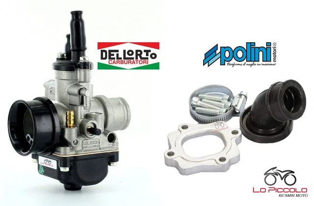 CARBURATEUR PHBG 19 DS + Collecteur D'Admission POLINI Malaguti F12 50 Phantom EUR 106,27 ...
