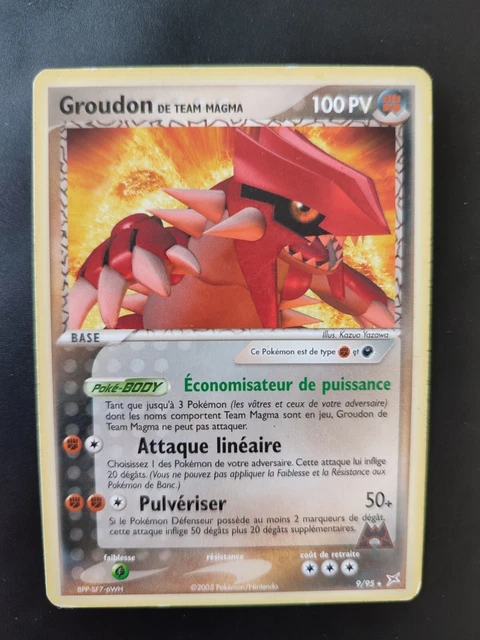CARTE POKÉMON - Groudon - 9/95 Ex Team Magma vs Team Aqua - FR EUR 10 ...