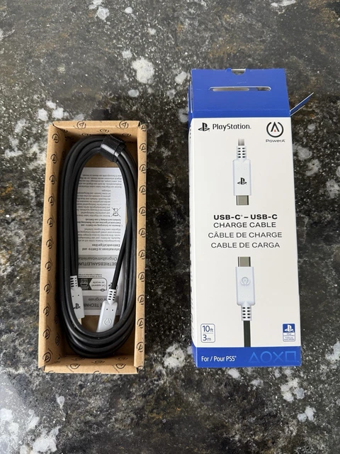 POWERA USBC2CAD 10FT. USB-C To USB-C Charge Cable For Sony PlayStation ...