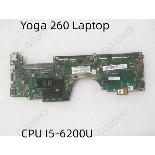 LENOVO THINKPAD YOGA 260 Motherboard CPU I5-6200U FRU 01AY766 01AY880 ...