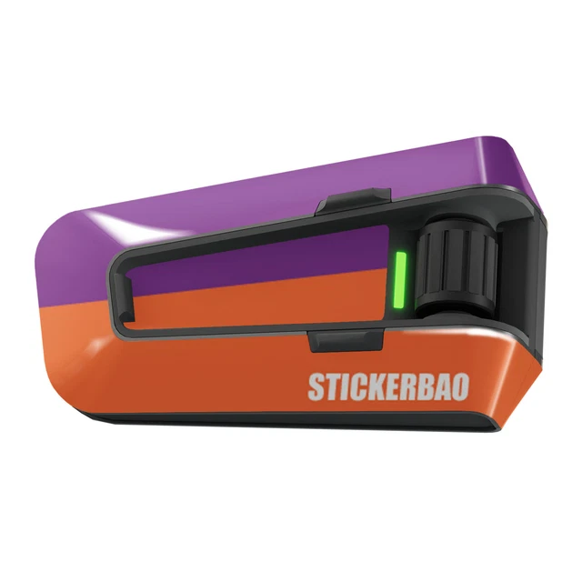 FOR CARDO PACKTALK Edge Removable Cover Sticker Protect TT005 Purple ...