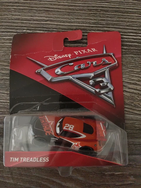 DISNEY CARS 3 Tim Pixar Mattel Film Moulé Sous Pression Véhicule 1:55 ...