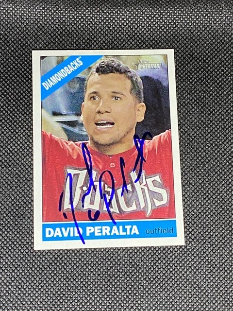 CARTE HÉRITAGE SIGNÉE David Peralta Arizona Diamondbacks 2015 Topps #251 COA EUR 7,67 - PicClick FR