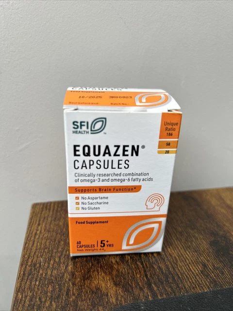 EQUAZEN CAPSULES | Omega 3 & 6 Fish Oil Supplement | 60 Count (Pack of ...