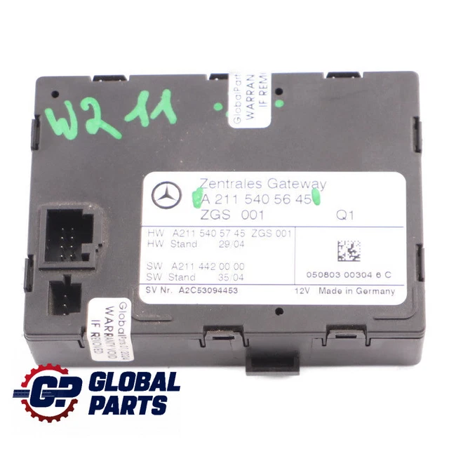 MERCEDES W211 ZENTRAL Gateway Modul Steuergerät A2115405645 EUR 17,81 ...