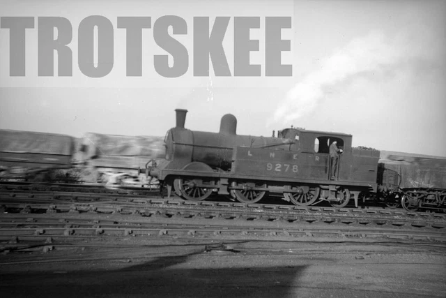 LARGER NEGATIVE BR British Railways Steam Loco 9278 Class N5 Bullhouse ...