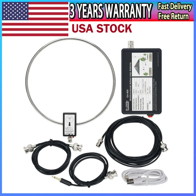 GA-800 ACTIVE LOOP Antenna Shortwave Antenna 10KHz-159MHz HF Antenna ...