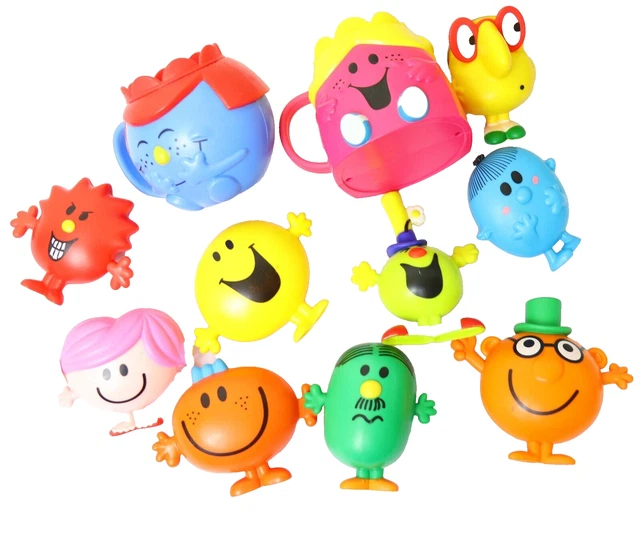 ROGER HARGREAVES MR Men Little Miss Bundle McDonald's Happy Meal Toy ...