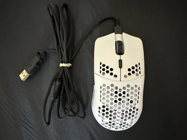 GLORIOUS PC GAMING Race Model O Wireless RGB Mouse White Very Good $38. ...