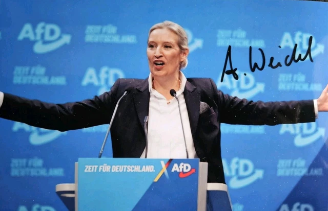 ORIGINAL AUTOGRAMM VON ALICE WEIDEL EUR 25,00 - PicClick DE
