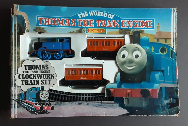 HORNBY THE WORLD of Thomas the Tank Engine Clockwork Train Set. Missing ...