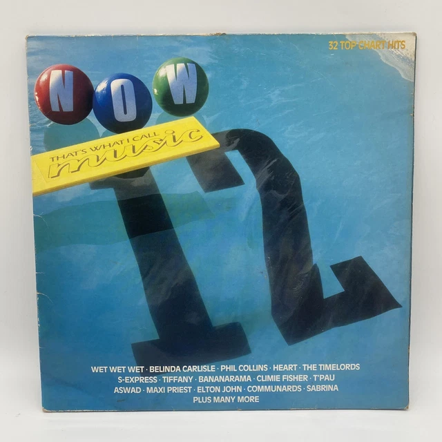 NOW THAT'S WHAT I Call Music 12 1988 Double LP Vinyl Record Various ...