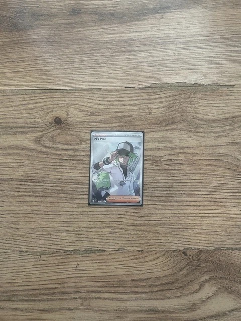 POKÉMON TCG S&V Black Bolt N's Plan Full Art 163/86 - With Sleeve £9.73 ...