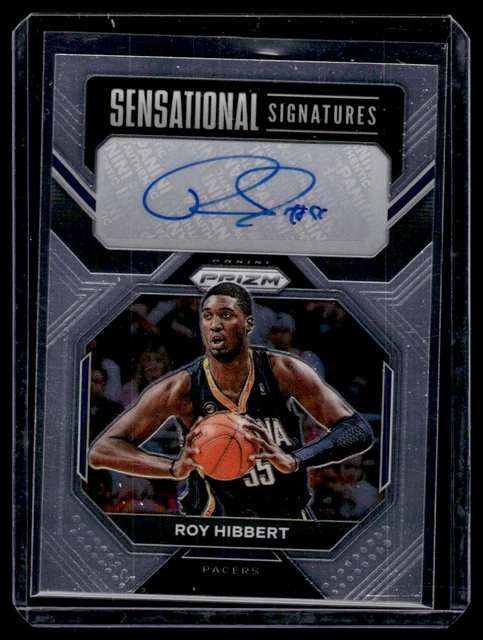 2022-23 PRIZM SENSATIONAL Signatures Roy Hibbert Auto indiana pacers # ...