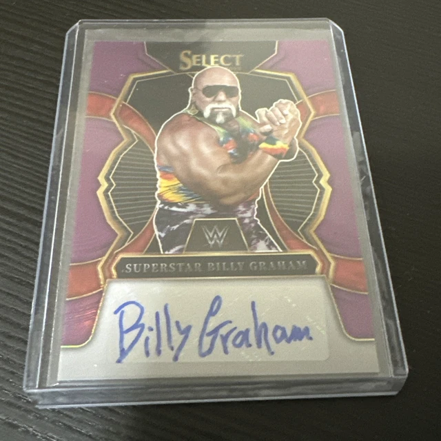 2023 WWE SELECT Superstar Billy Graham Viola Auto/35 EUR 33,98 ...