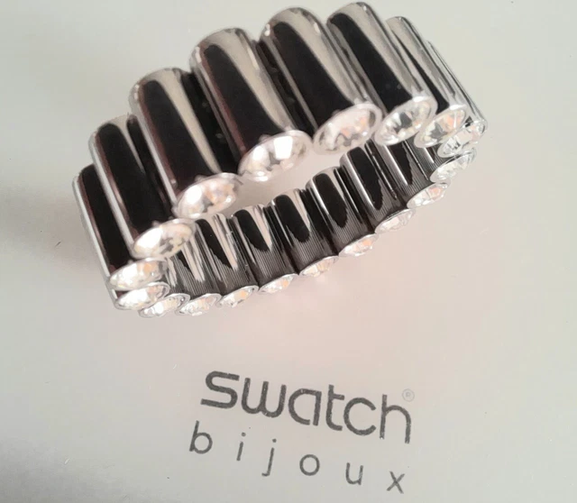 SWATCH BIJOUX JEWELRY: Der Glittery Ring " Lustro " (JRM015) New/Top ...