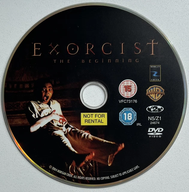 EXORCIST THE BEGINNING - DVD Disc Only In A Clear Sleeve - Free Postage EUR 2,61 - PicClick IT