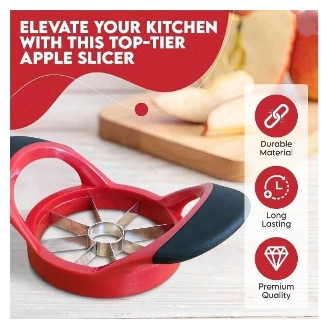 APPLE SLICER CORER Stainless Steel 8 Wedges Slice Fruit Cutter Divider Wedger £3.49 - PicClick UK