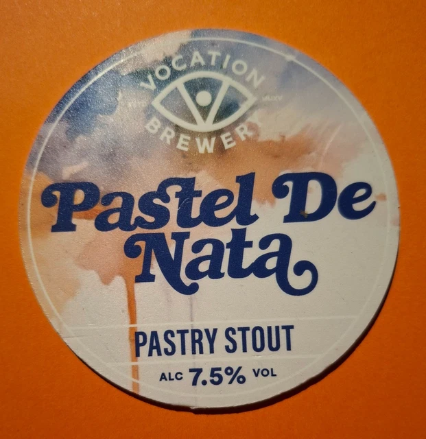 VOCATION BREWERY PASTEL DE NATA craft Beer pump keg font ale badge ...