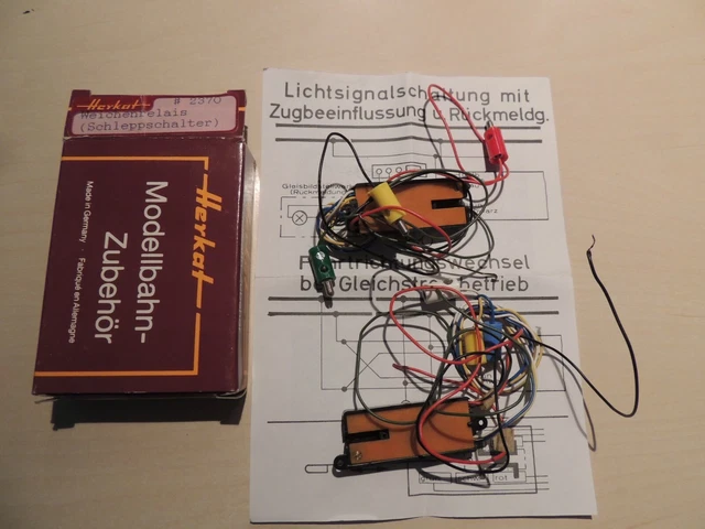 HERKAT # 2370 # 2 St Weichenrelais (Schleppschalter) # OVP EUR 11,94 - PicClick DE