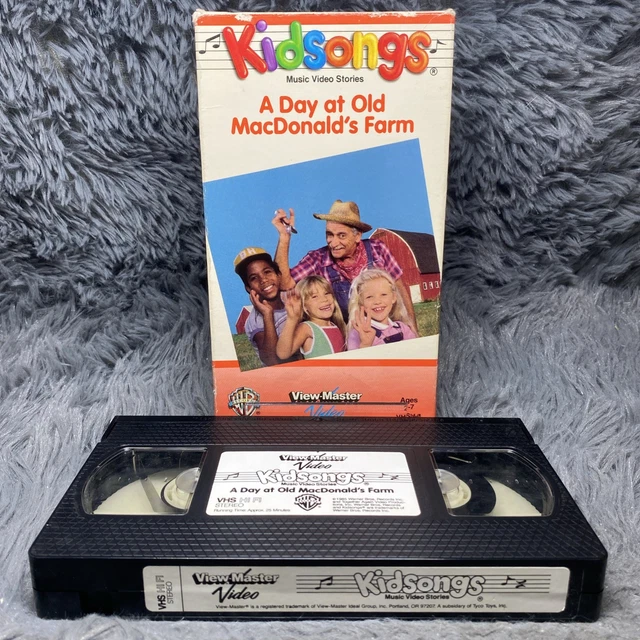 KIDSONGS - A Day at Old MacDonald's Farm VHS Tape 1985 Children's Video ...