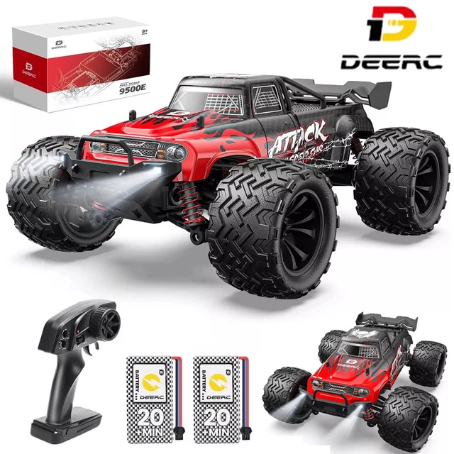 DEERC 9500E 1:16 Scale RC Car High Speed RC Crawler Monster Truck 40 ...