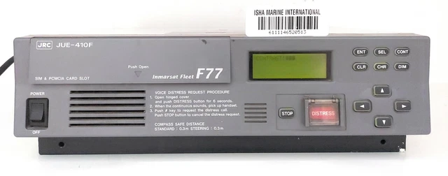 JRC JUE-410F INMARSAT Flotte F77 Satellite Communication Terminal ...