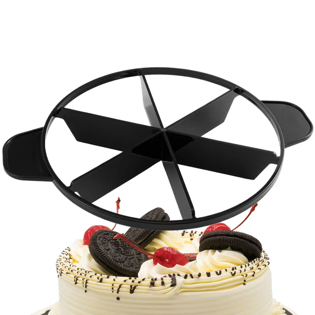 PIE CAKE CUTTER Press Marker Bread Divider Piece Portion Slicer Hand 6 ...