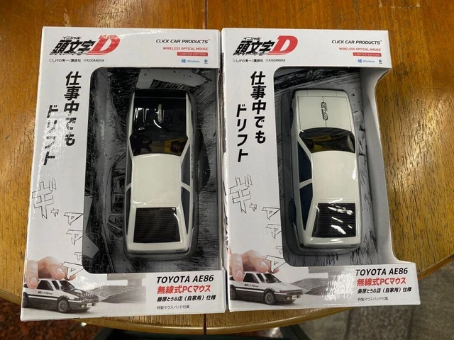 INITIAL D TOYOTA AE86 Trueno Fujiwara Tofu Shop Wireless Mouse Black ...
