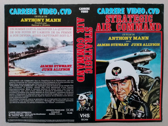 JAQUETTE VHS - Strategie Air Command - Vhs Sleeve - James Stewart EUR 5 ...