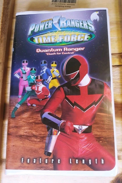 VHS - POWER Rangers Time Force : Quantum Ranger - Fox Kids £9.89 ...