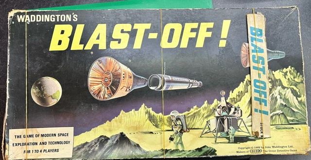 WADDINGTONS BLAST OFF Board Game Vintage 1969 £9.04 - PicClick UK