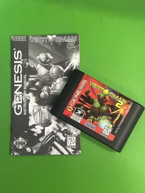 SEGA GENESIS / Mega Drive Game Vectorman 2 - Chariot + Manuel - Testé ...