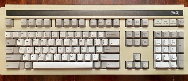 WYSE PC ENHANCED (PCE) Terminal-Style Mechanical Keyboard PN: 840358-01 ...
