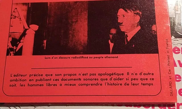 ADOLF HITLER DISCOURS d'un dictateur, hommes et faits XXè siècle ...
