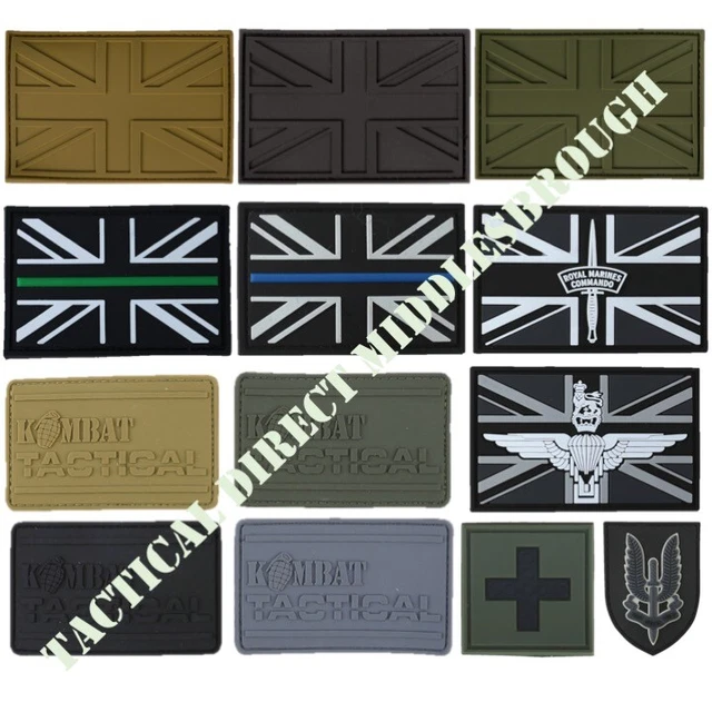 TACTICAL MORALE PATCH Pvc Badge Uk Army Union Jack Medic Para Police Ambulance £3.50 - PicClick UK