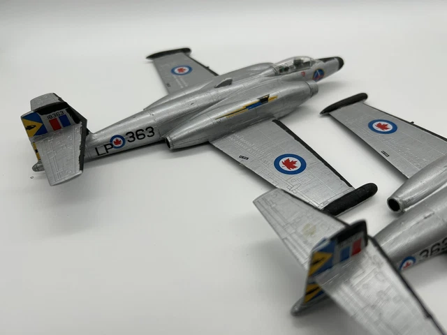 TWO BUILT RCAF CF-100 Canuck 1/72 scale Plastic Model Kit Rough Paint and Build $8.50 - PicClick CA