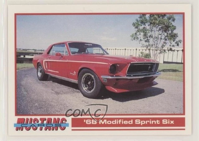 1992 PERFORMANCE YEARS Mustang Cards '68 Modified Sprint Six #87 0q1p £ ...