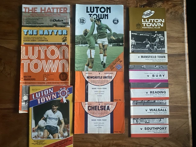 LUTON TOWN PROGRAMMES from 70’s & 80’s £3.82 - PicClick UK