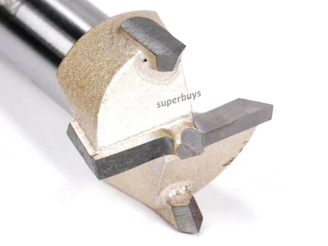 19MM HIGH SPEED Steel Forstner Drill Bit Bore Hole Wood Cutter Lathe ...