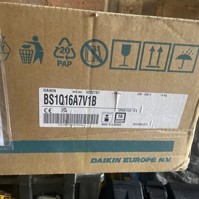 DAIKIN BS1Q16A7V1B AIR Conditioning VRV BS Box 3 pipe Branch Selector ...