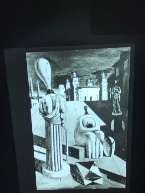 GIORGIO DE CHIRICO "Disquieting Muses” Surrealist Art 35mm Slide EUR 8 ...