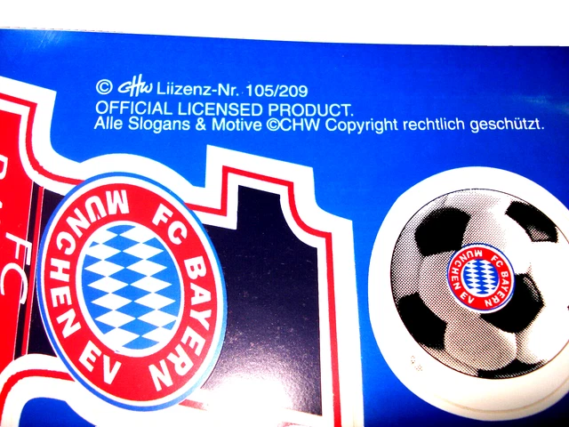 AUFKLEBERKARTE (12 STICKER Motive) FC Bayern München Fussball ...